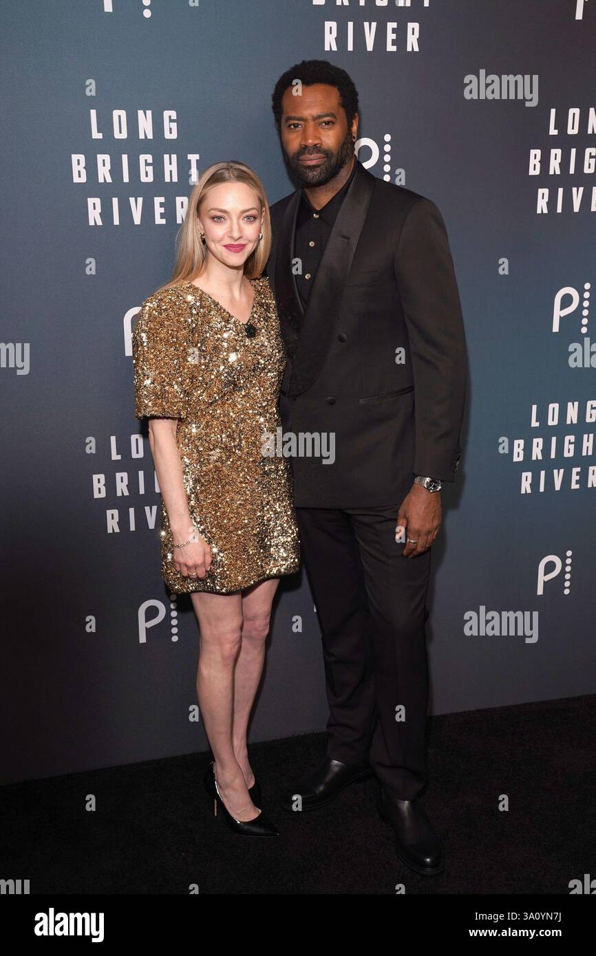 Ny. 05th Mar, 2025. Amanda Seyfried, Nicholas Pinnock at arrivals for ...