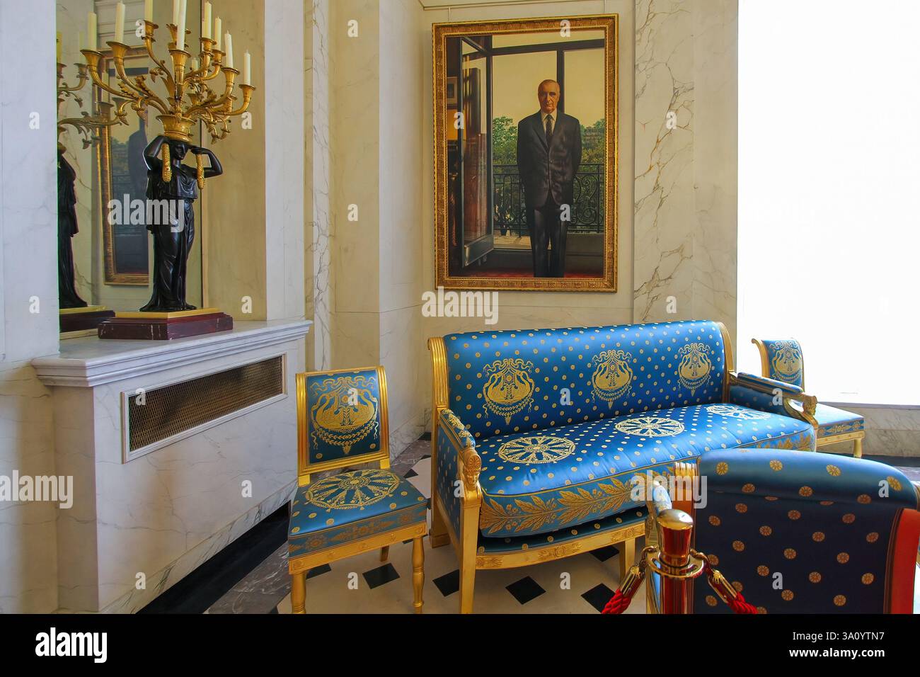 Antechamber on the first floor of the Élysée Palace aka Hôtel d'Evreux ...