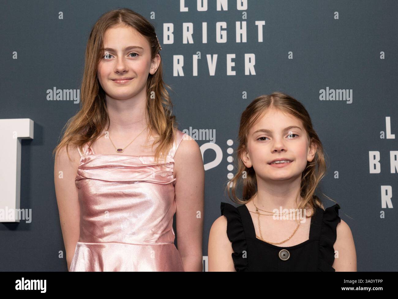 New York, NY, March 5, 2025: Maggie Toomey and Annabelle Toomey attend premiere for 'Long Bright ...