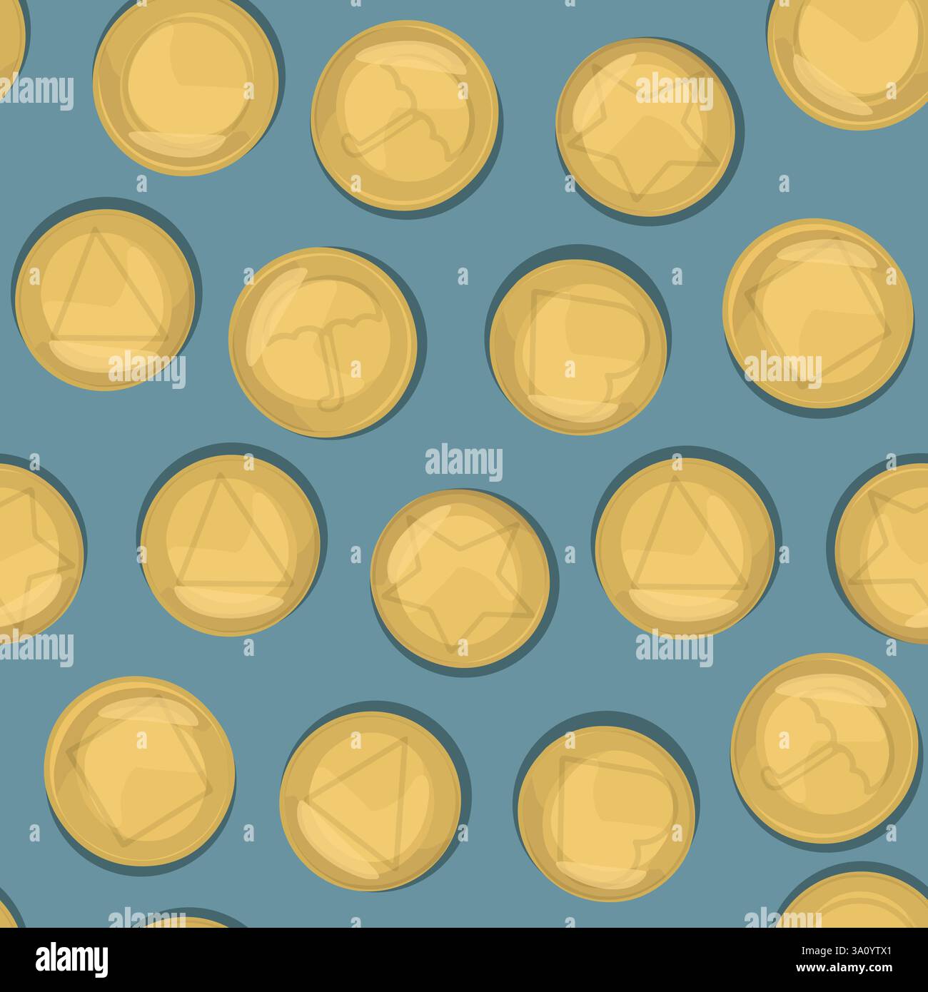 Korean dalgona sugar candy Stock Vector Images - Alamy