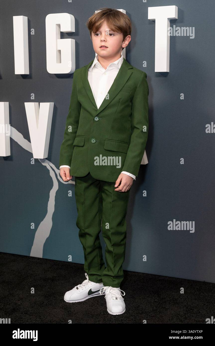 New York, NY, March 5, 2025: Callum Vinson attends premiere for 'Long ...