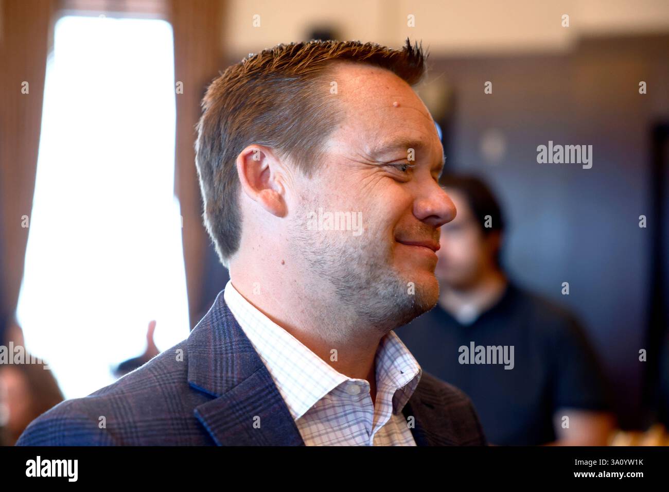 LAS VEGAS, NV - MARCH 05: Newly announced LVMS Senior Vice President ...