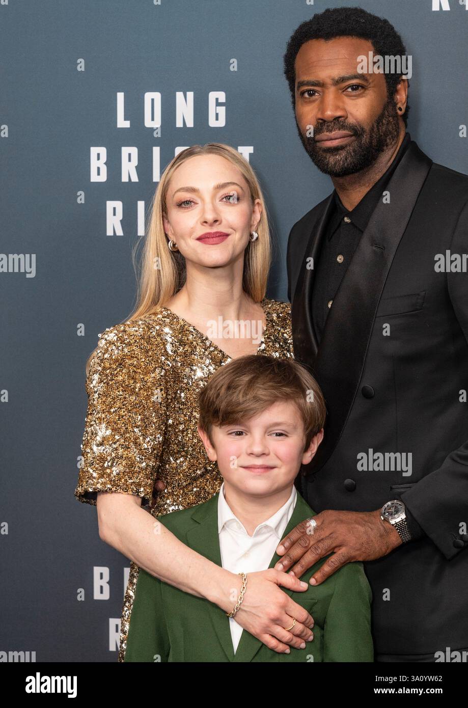 New York, NY, March 5, 2025: Amanda Seyfried, Callum Vinson and ...