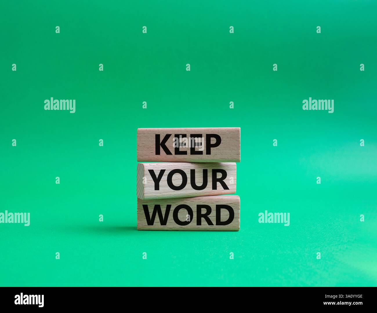 Keep your word symbol. Wooden blocks with words Keep your word ...