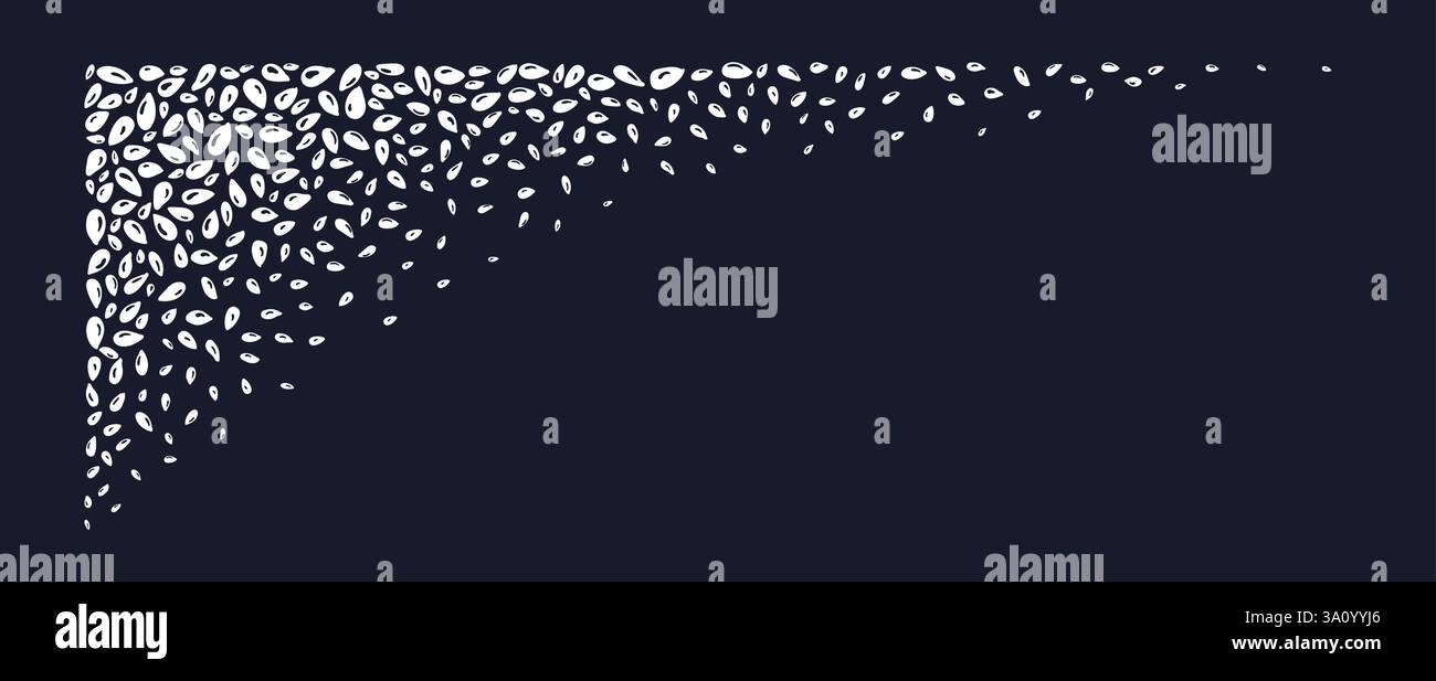 Pile of sesame, seed. Vector frame. Cereal scatter. Vegan spice with ...