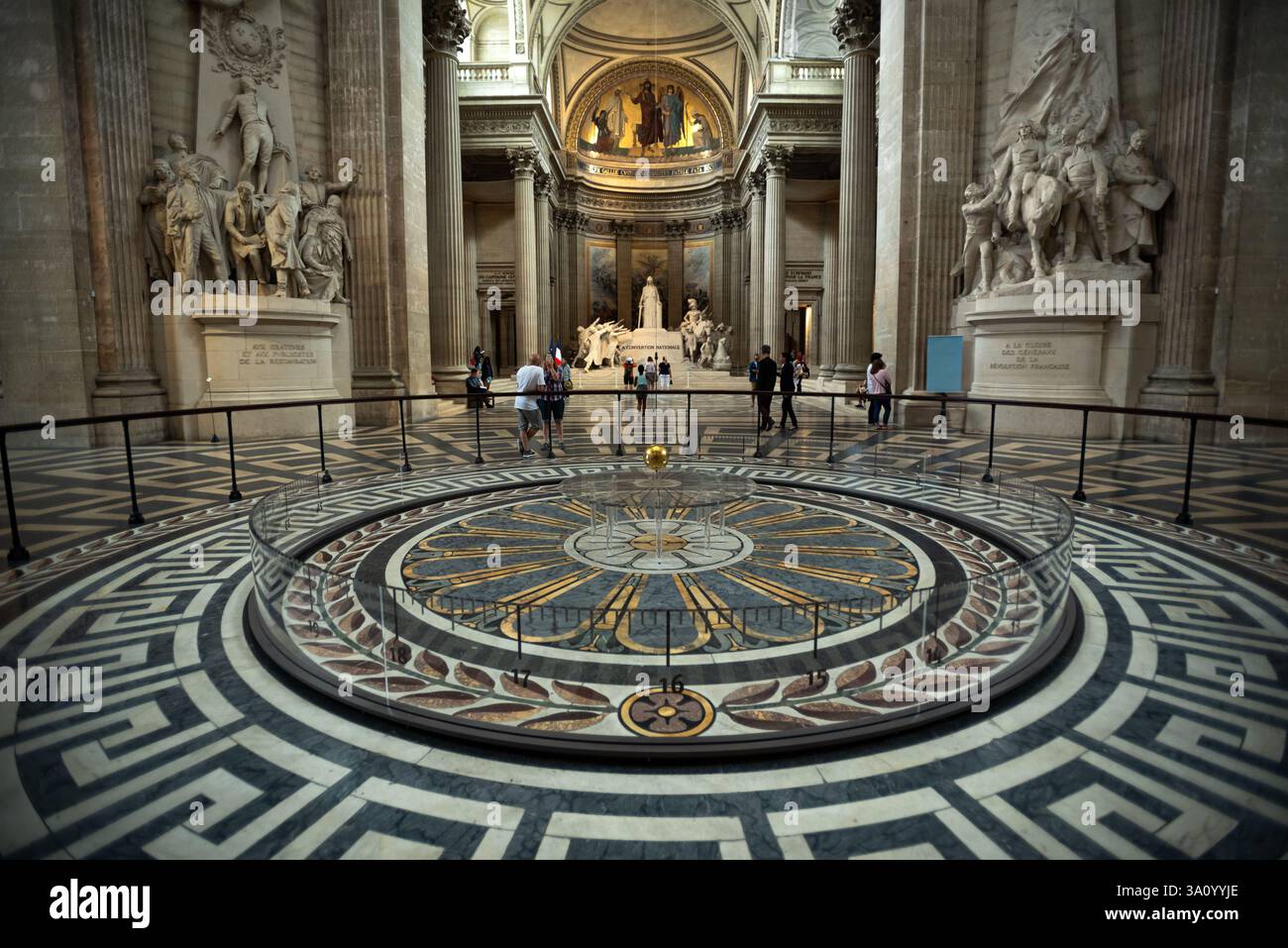 Foucault’s Pendulum in the Grand Interior of the Panthéon - Paris ...