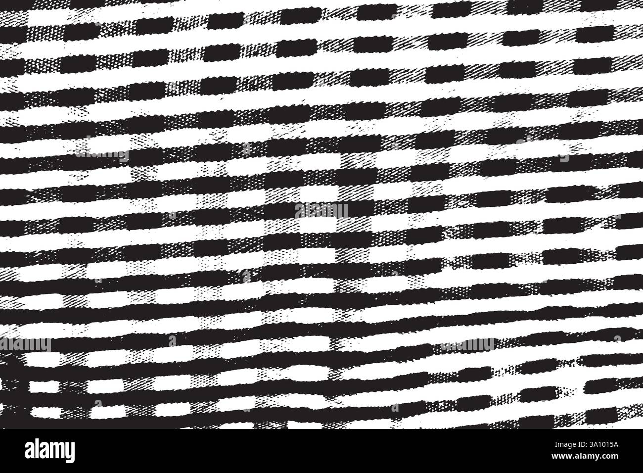 Abstract grunge grid stripe halftone background pattern. Black and ...