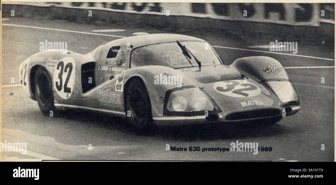MATRA 630 PROTOTYPE LE MANS 1969 Stock Photo - Alamy