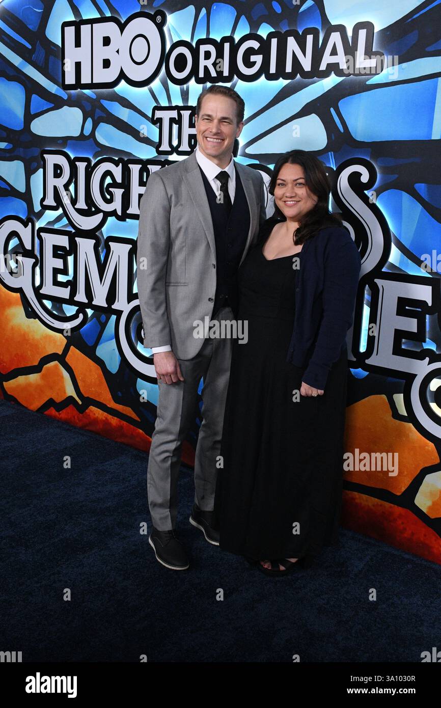 Los Angeles, California, USA 5th March 2025 Actor Ethan McDowell and ...