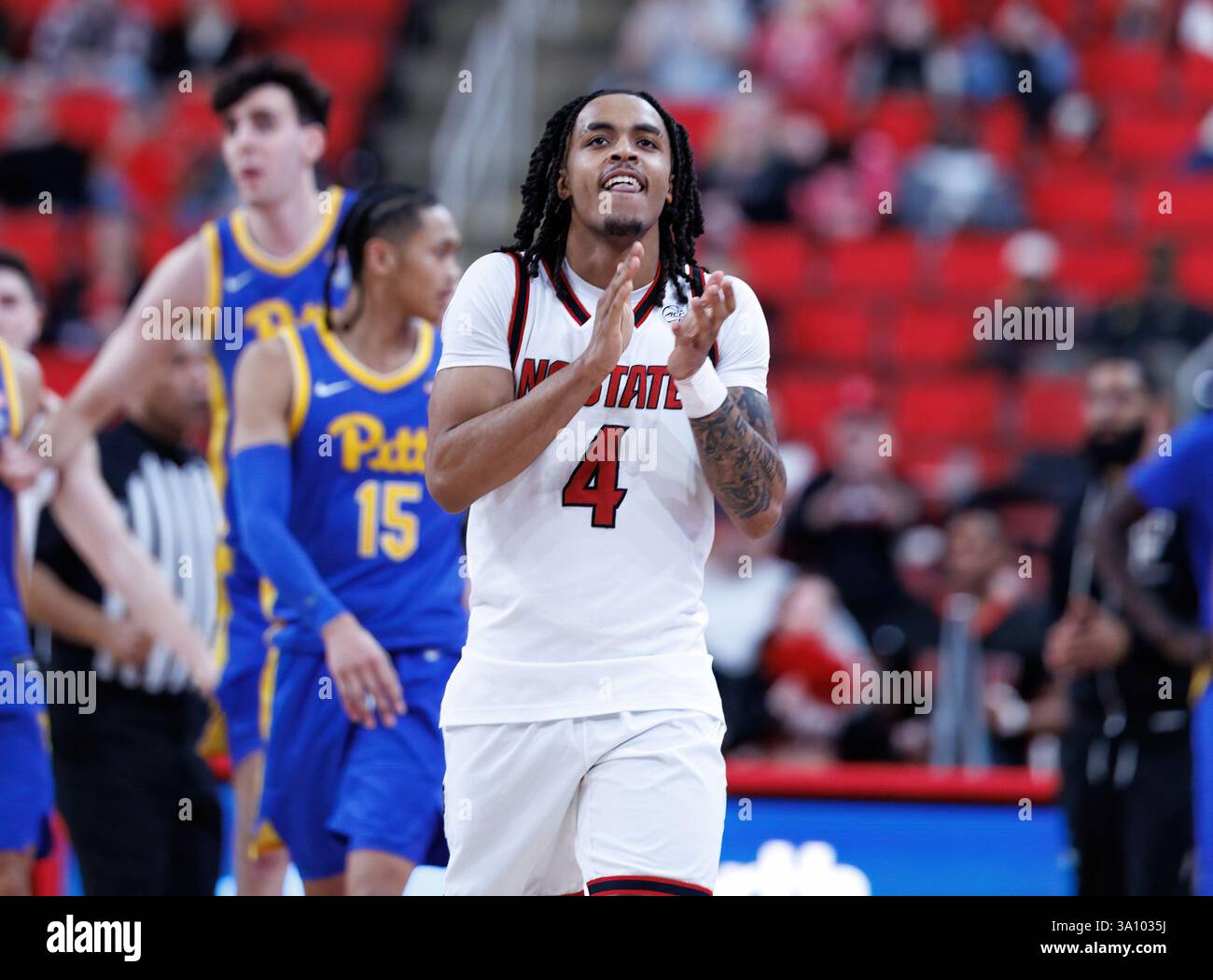 Raleigh, North Carolina, USA. 5th Mar, 2025. BREON PASS (4) Celebrates ...