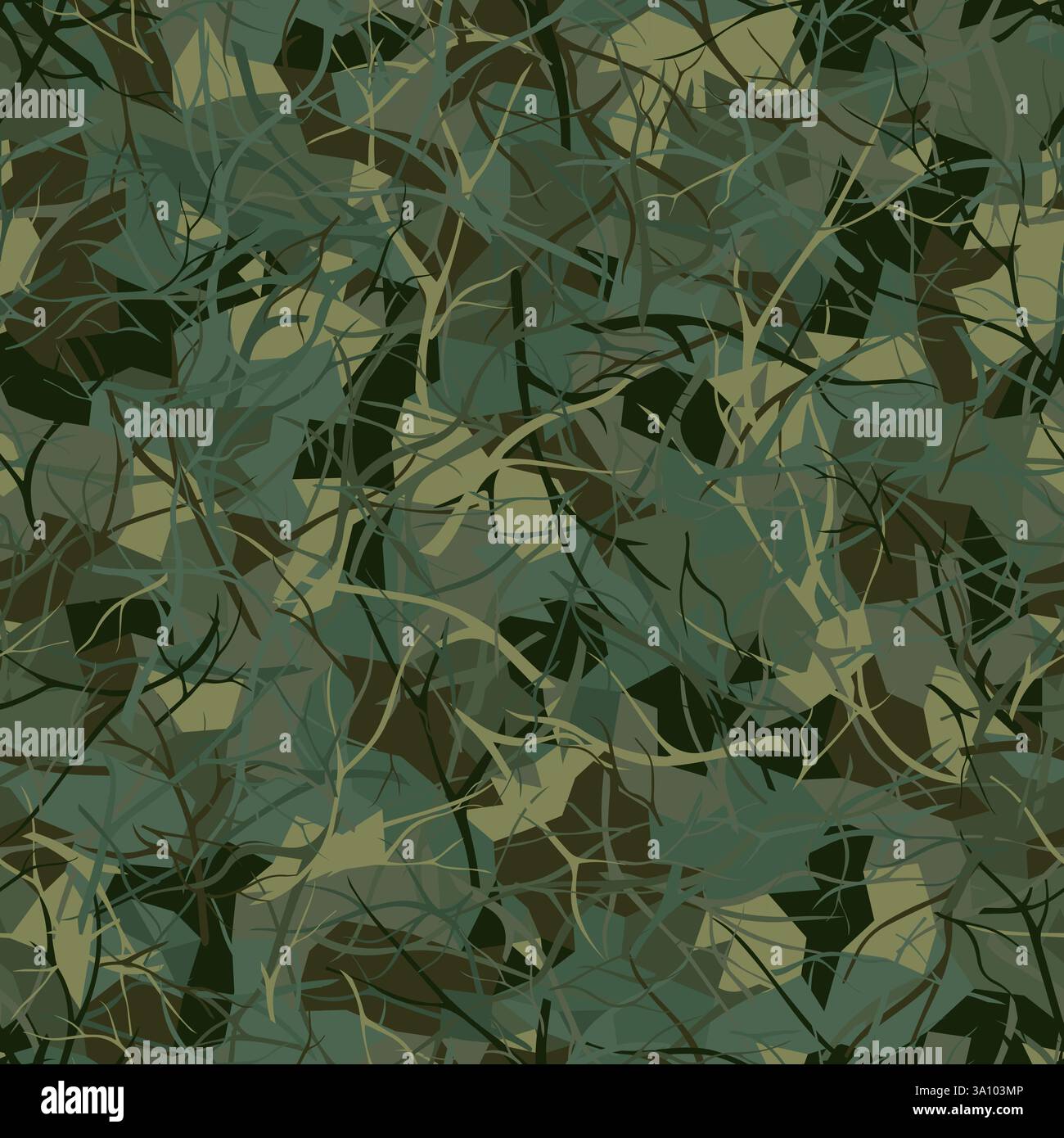 Texture military digital dark green moss camouflage seamless pattern ...