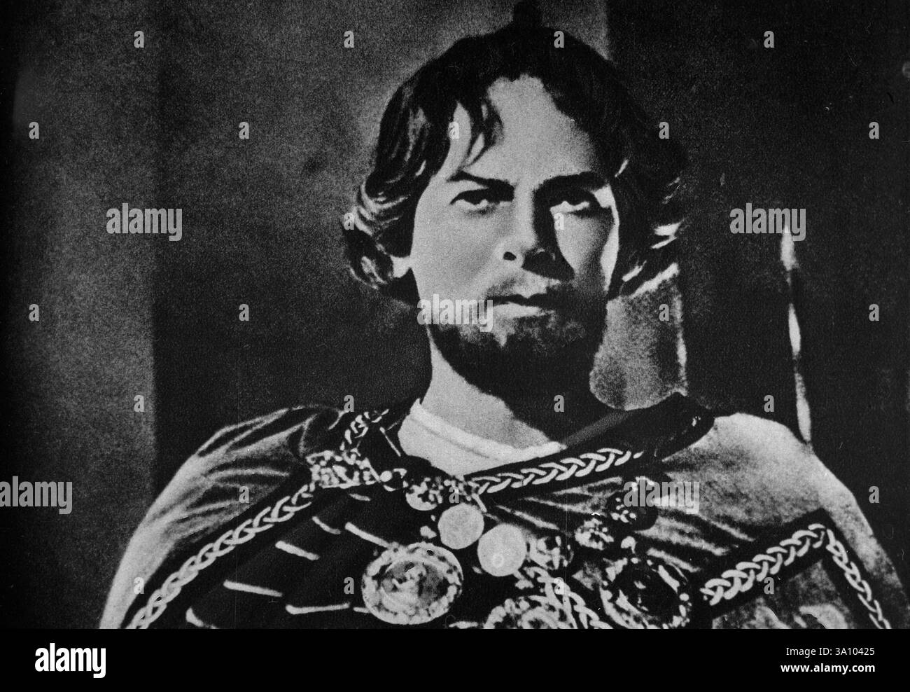 Russian actor Nikolay Cherkasov in the movie Ivan the Terrible, 1944 ...