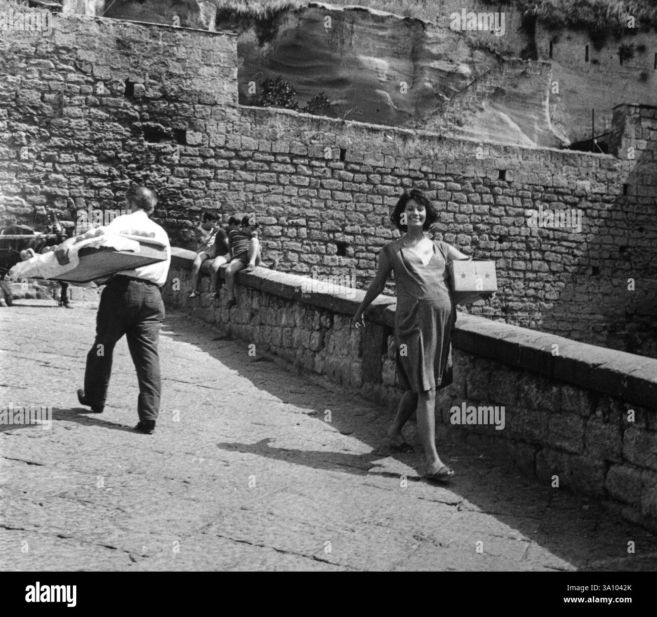 Italian actress Sophia Loren in the movie Yesterday, Today and Tomorrow ...