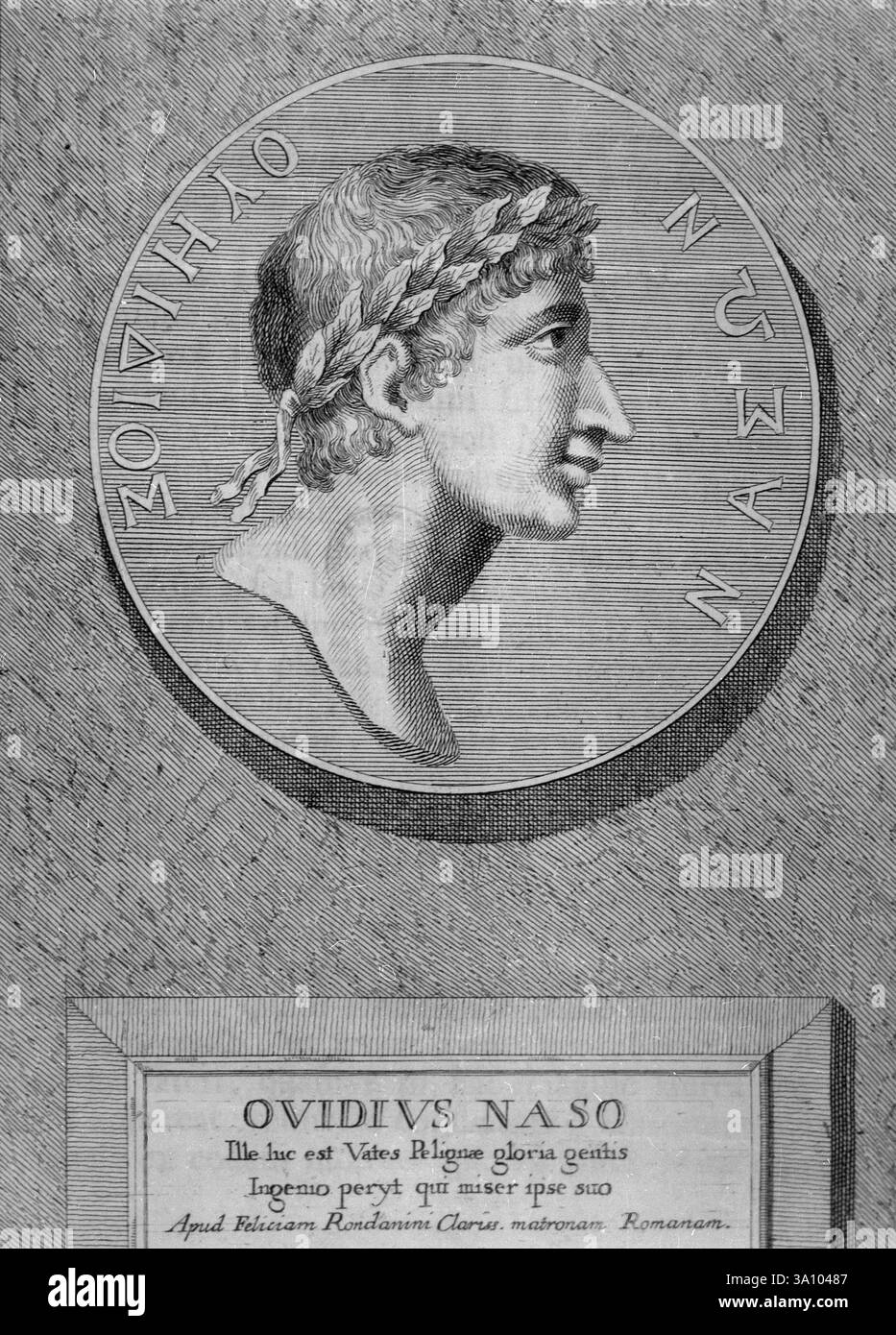 Roman poet Ovid, illustration 1700s Stock Photo - Alamy