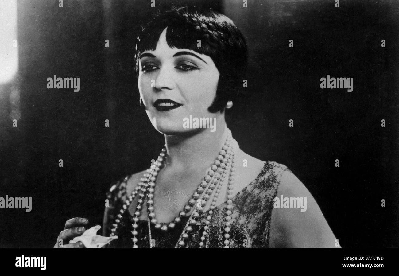 Polish film actress and singer Pola Negri in the movie A Woman of the ...