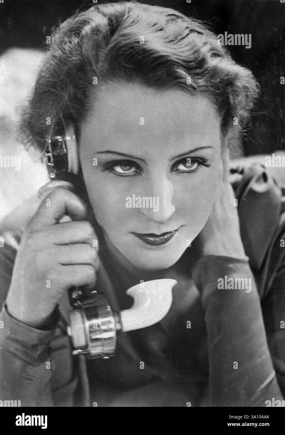 German actress Brigitte Helm, 1930s Stock Photo - Alamy