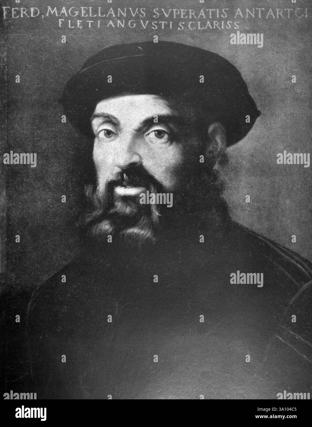 Portrait of Portuguese explorer Ferdinand Magellan, painting 1500s ...