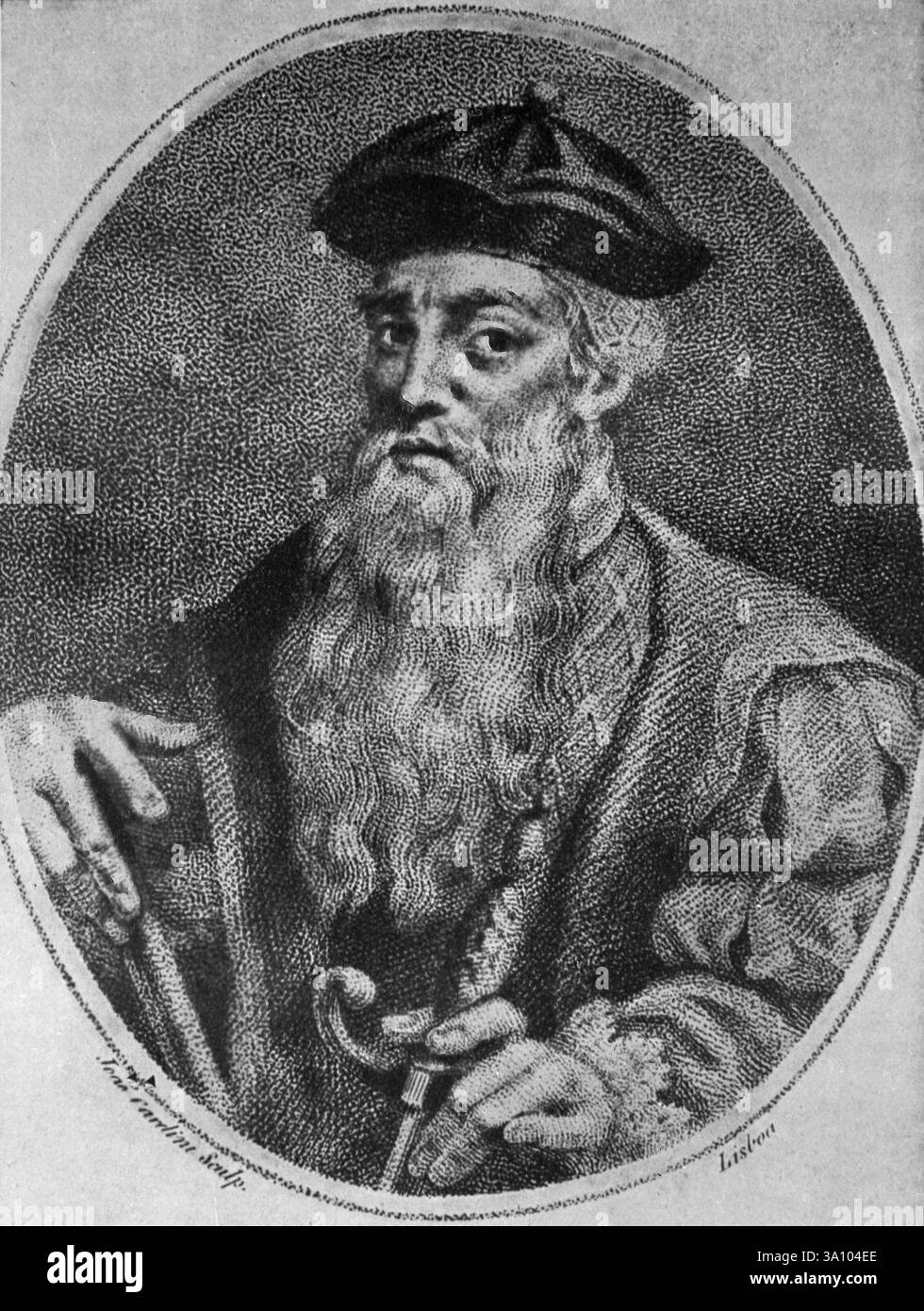 Portrait of Portuguese general and statesman Afonso de Albuquerque ...