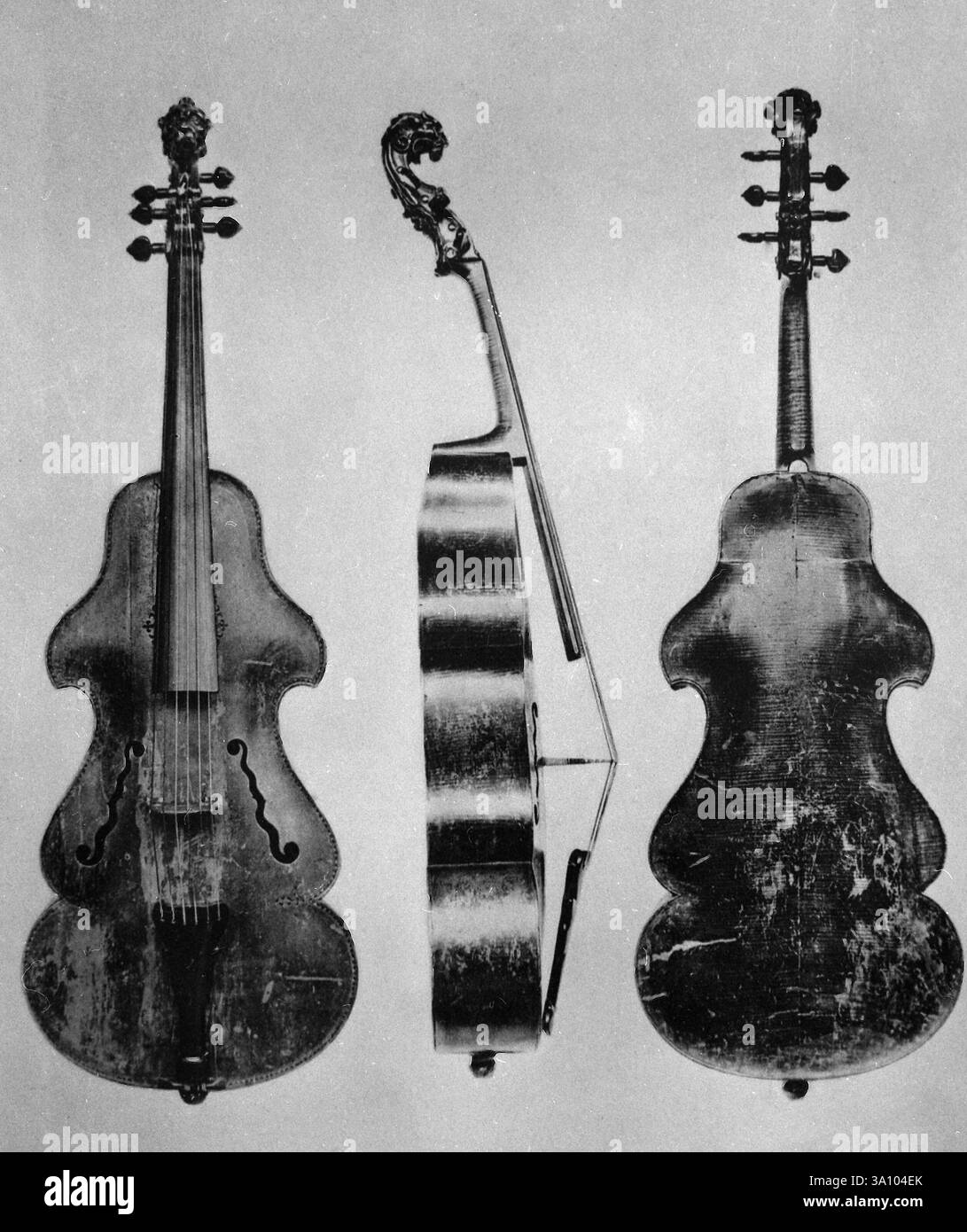 Leg violas, by Italian luthier Peregrino Michelli Di Zanetto, 16th ...