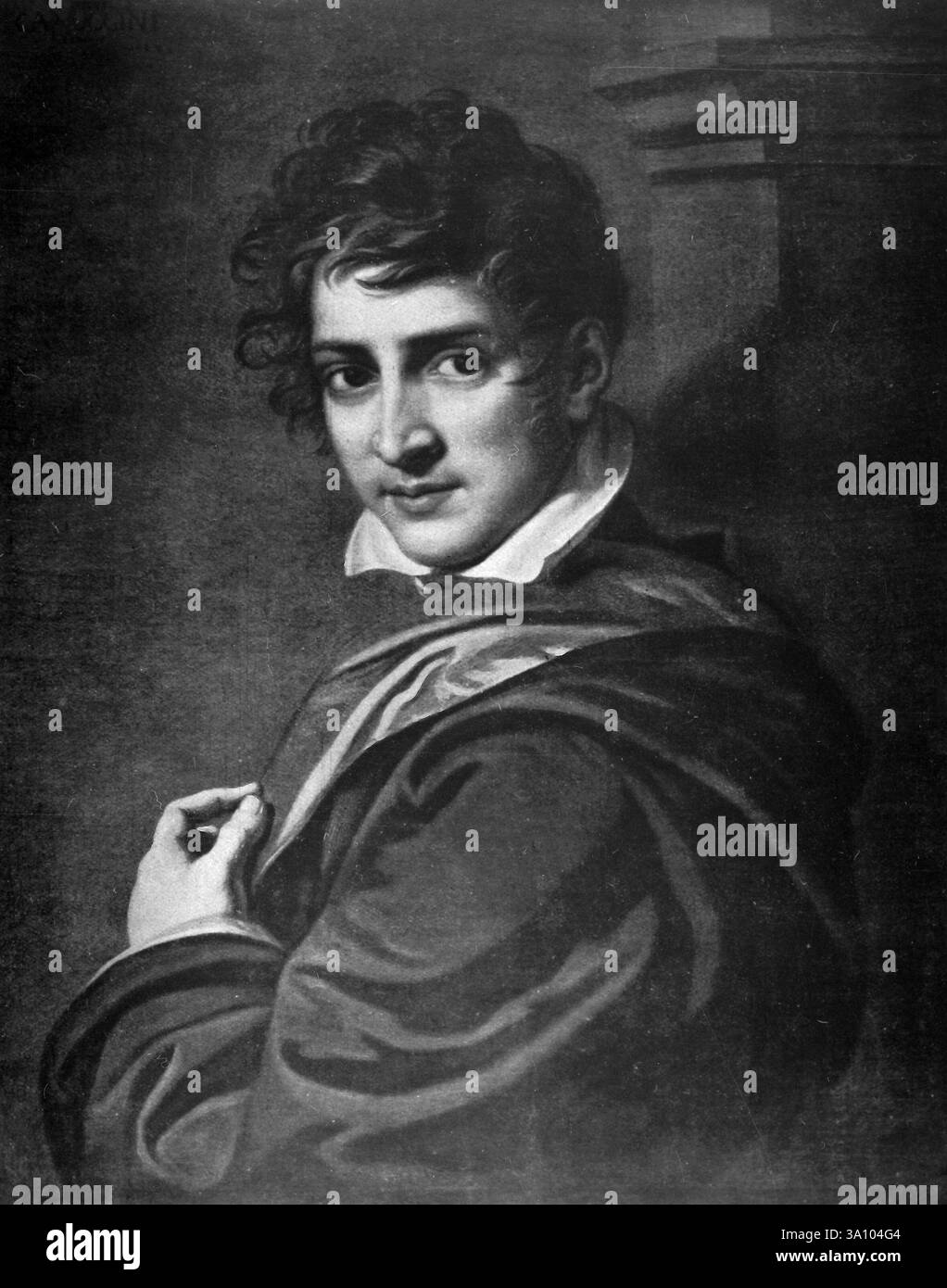 English poet and peer Lord Byron, painting 1800s Stock Photo - Alamy