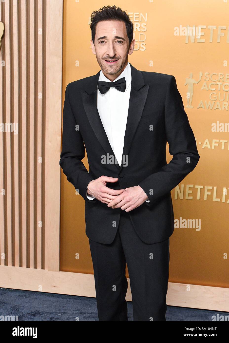(FILE) Adrien Brody wins Oscar for Best Actor in a Leading Role for 'The Brutalist' at the 97th ...