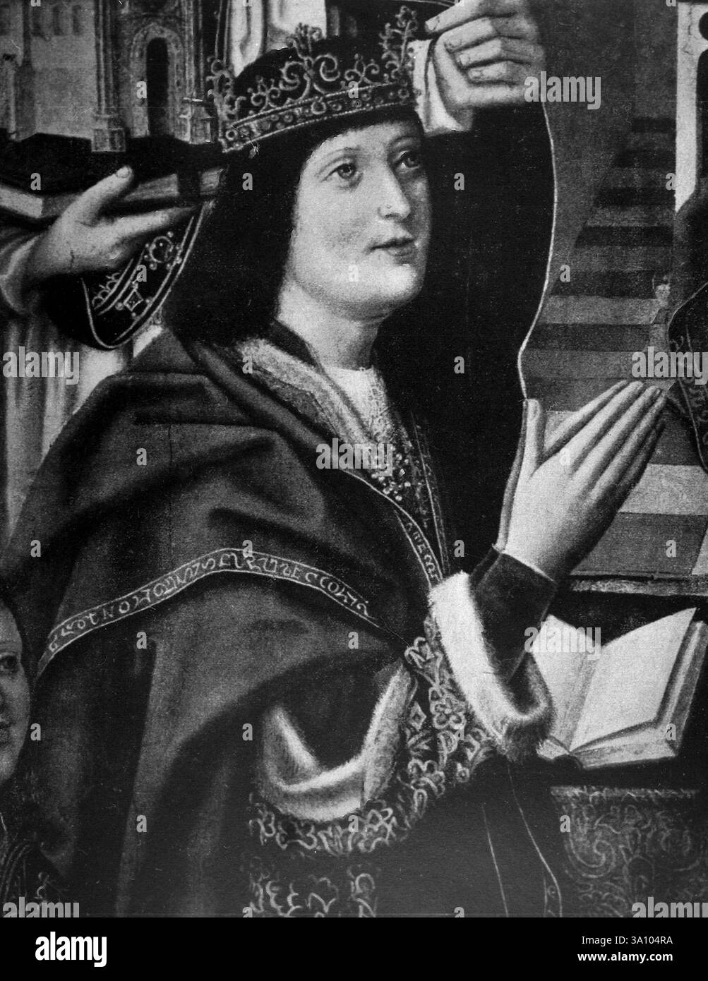 Ferdinand II of Aragon, King of Castilla, painting 1400s Stock Photo ...