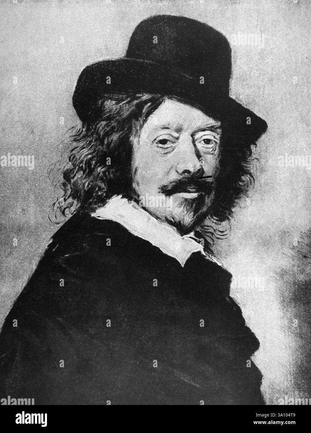 Dutch painter Frans Hals, self-portrait painting 1600s Stock Photo - Alamy
