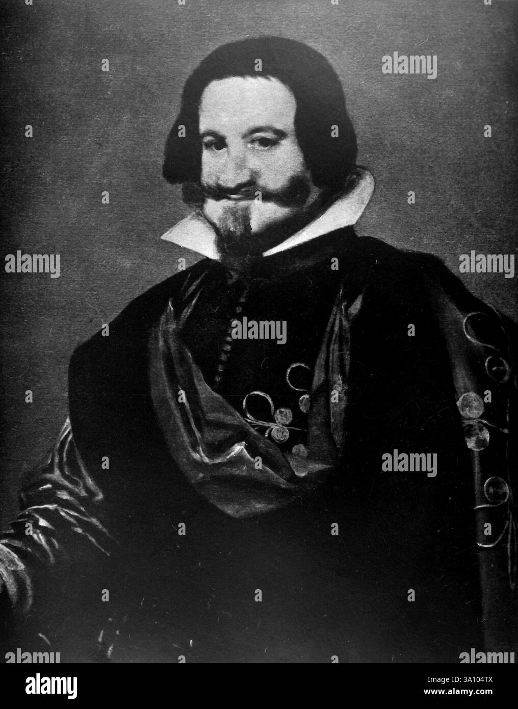 Spanish minister Gaspar de Guzman, Count-Duke of Olivares, painting ...