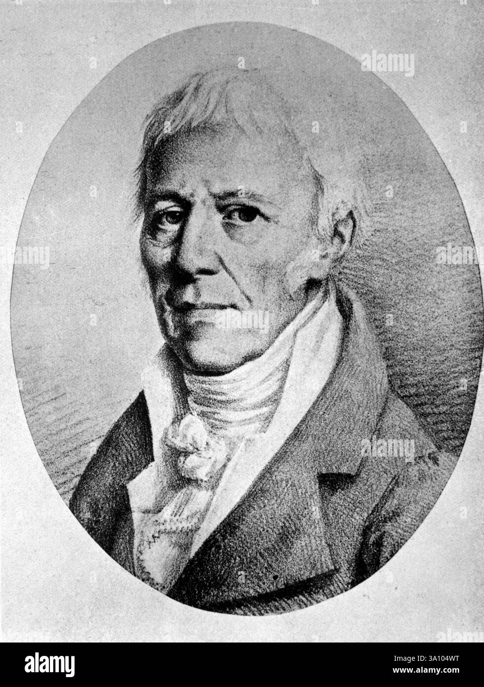 French naturalist Jean-Baptiste Lamarck, illustration 1800s Stock Photo ...