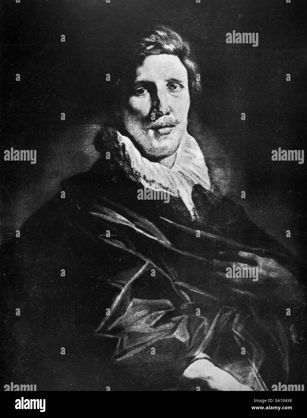 Flemish painter Jacob Jordaens, self-portrait painting 1600s Stock ...