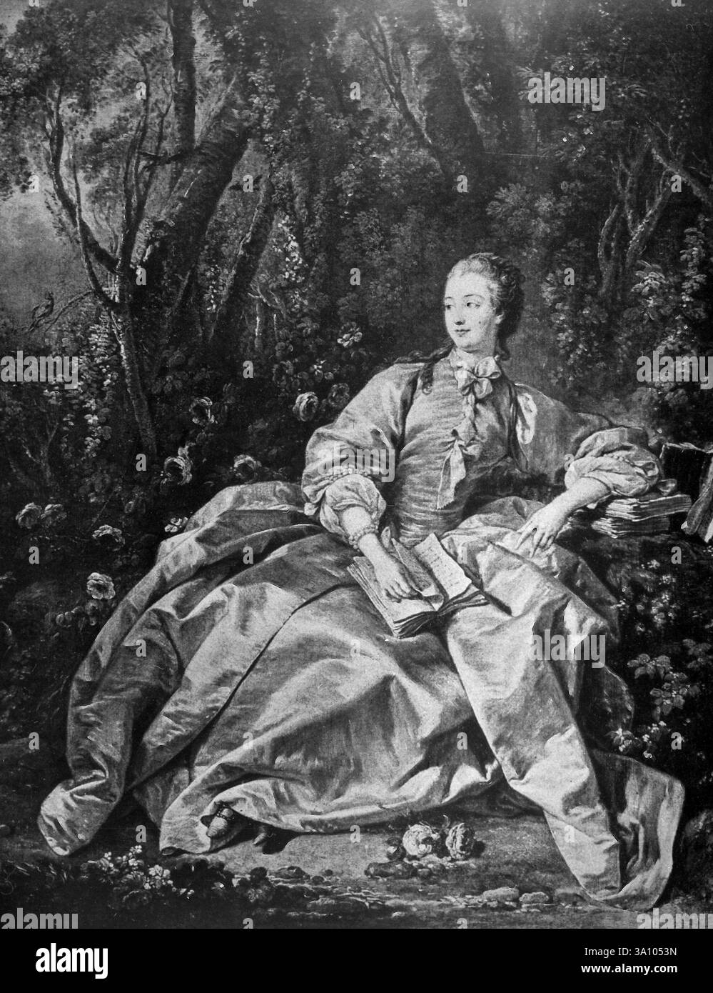 French courtisan Madame de Pompadour, painting 1700s Stock Photo - Alamy