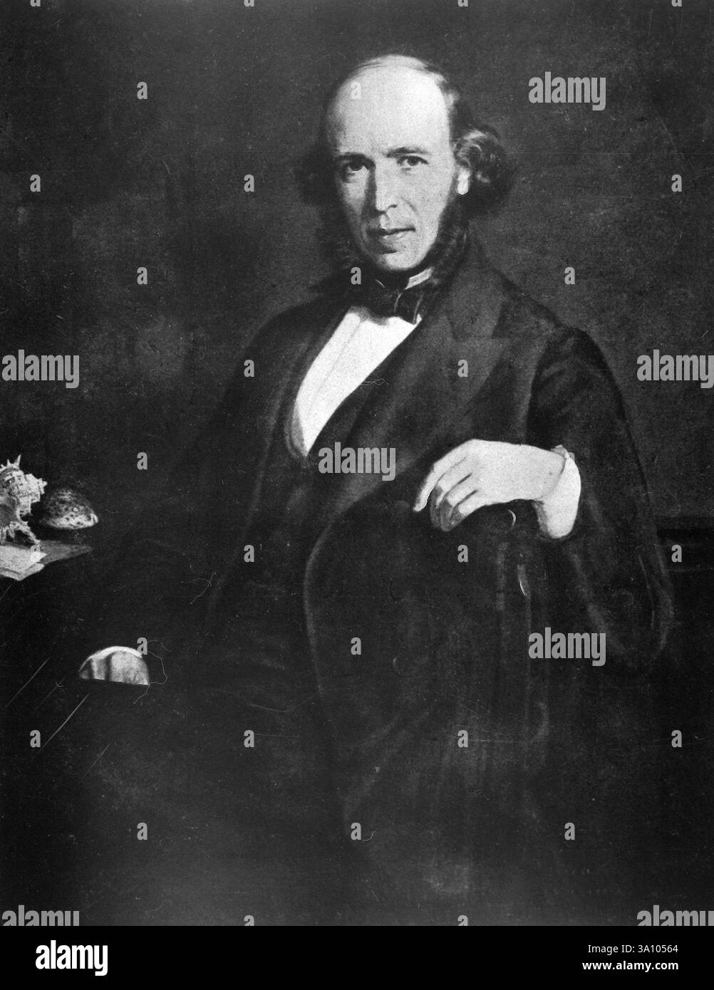 English philosopher and psychologist Herbert Spencer, 1880s Stock Photo ...