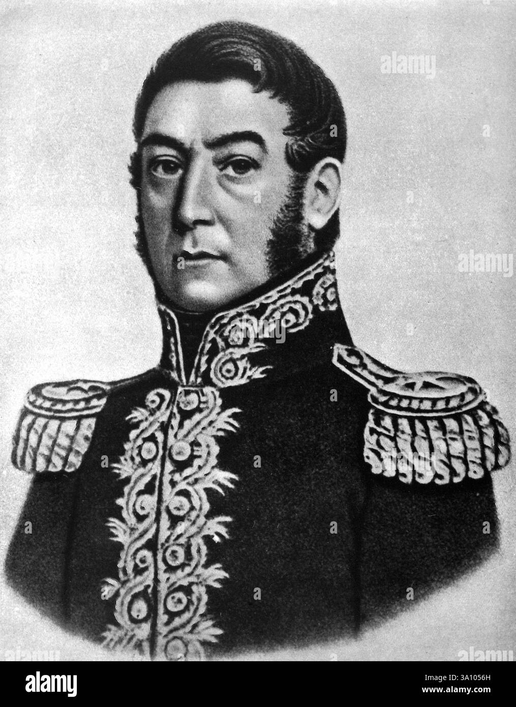 Argentine general and military leader Jose de San Martin, Protector of ...