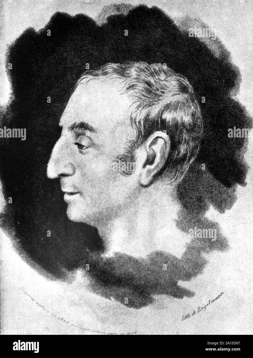 French momoirist Henri de Saint-Simon, illustration 1700s Stock Photo ...