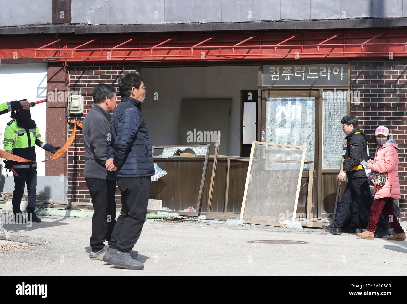 (250306) -- POCHEON, March 6, 2025 (Xinhua) -- This photo shows a ...