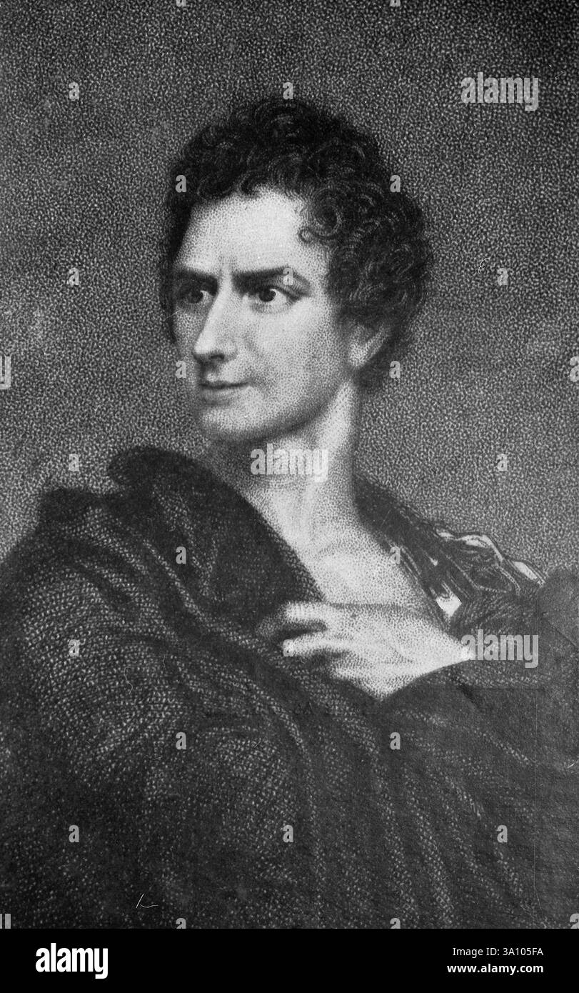 Actor Edmund Kean as Coriolanus from Shakespeare's play, illustration ...