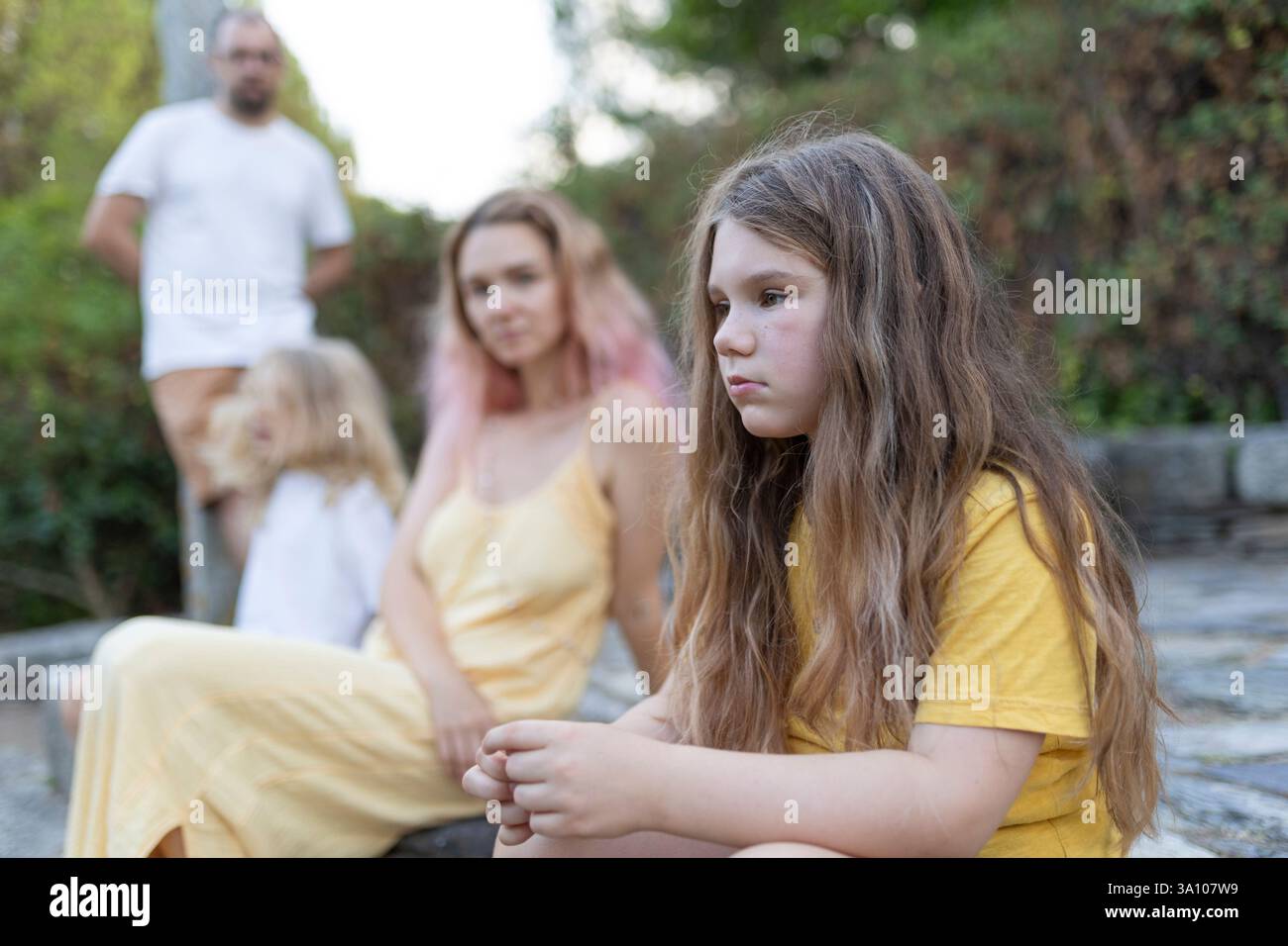 Sad girl feeling excluded hi-res stock photography and images - Alamy