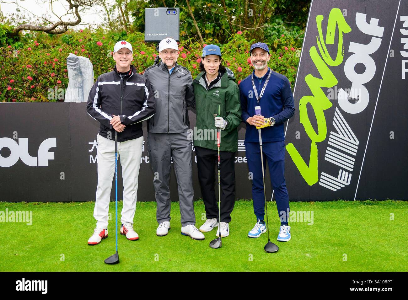 The pro-am during day 4 of LIV Golf Hong Kong 2025 at Hong Kong Golf ...