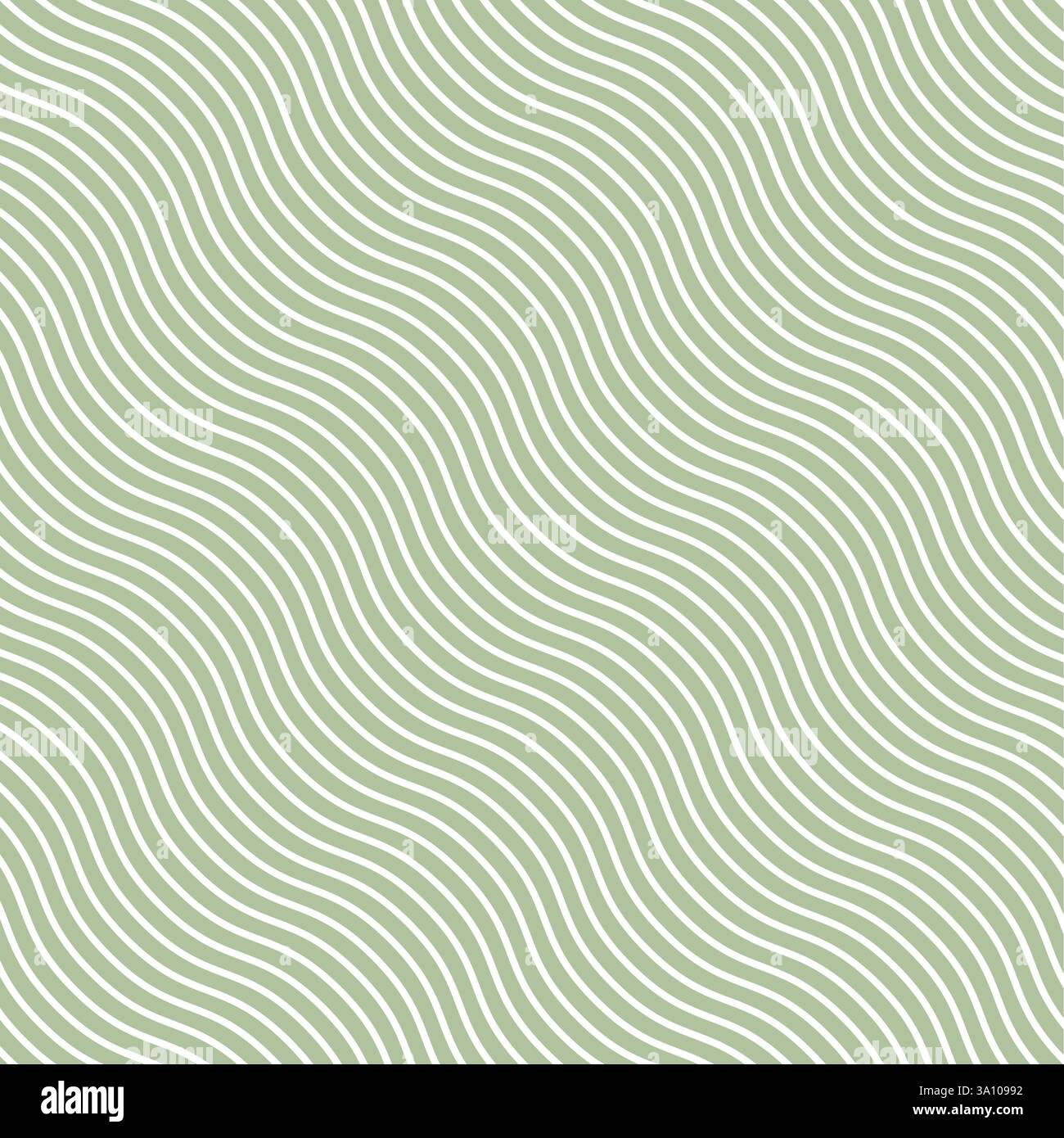 Simple white color lines curve pattern on green color background ...