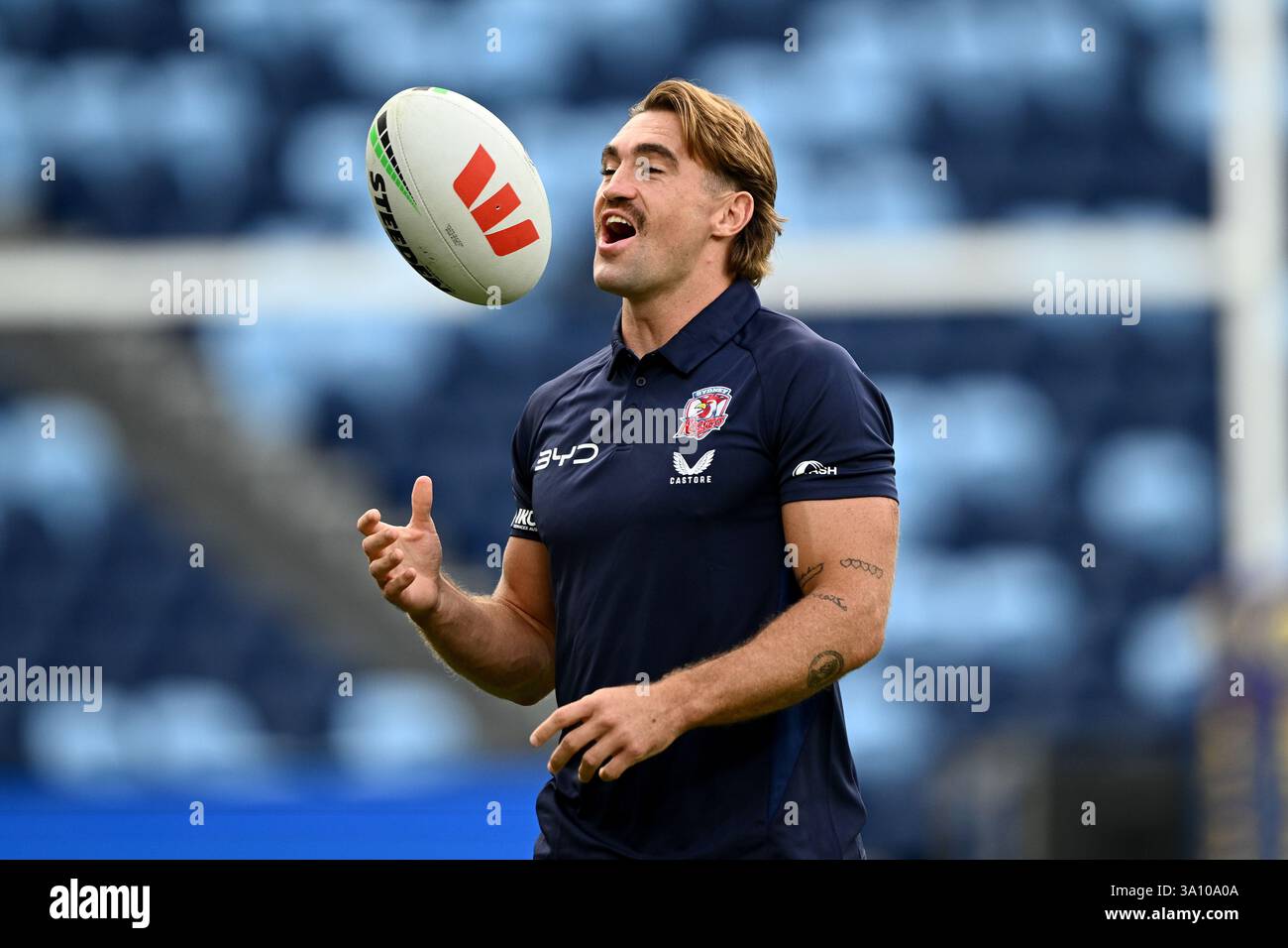 Connor Watson of the Roosters ahead of the NRL Round 1 match between ...