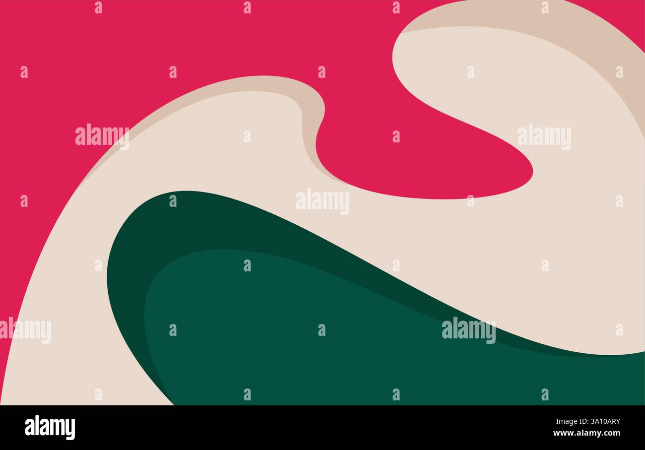 Dynamic wavy color patterns Stock Vector Images - Alamy