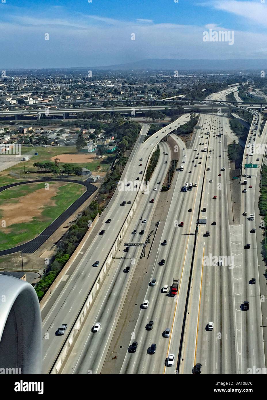 Overpass over freeway in los hi-res stock photography and images - Alamy