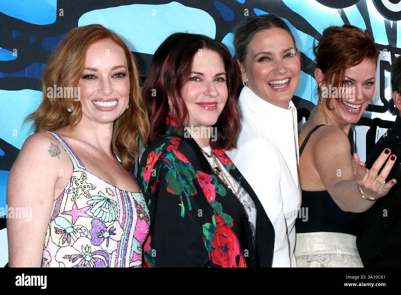 Los Angeles, USA. 2, March, 2025. Pictured left to right, Valyn Hall ...