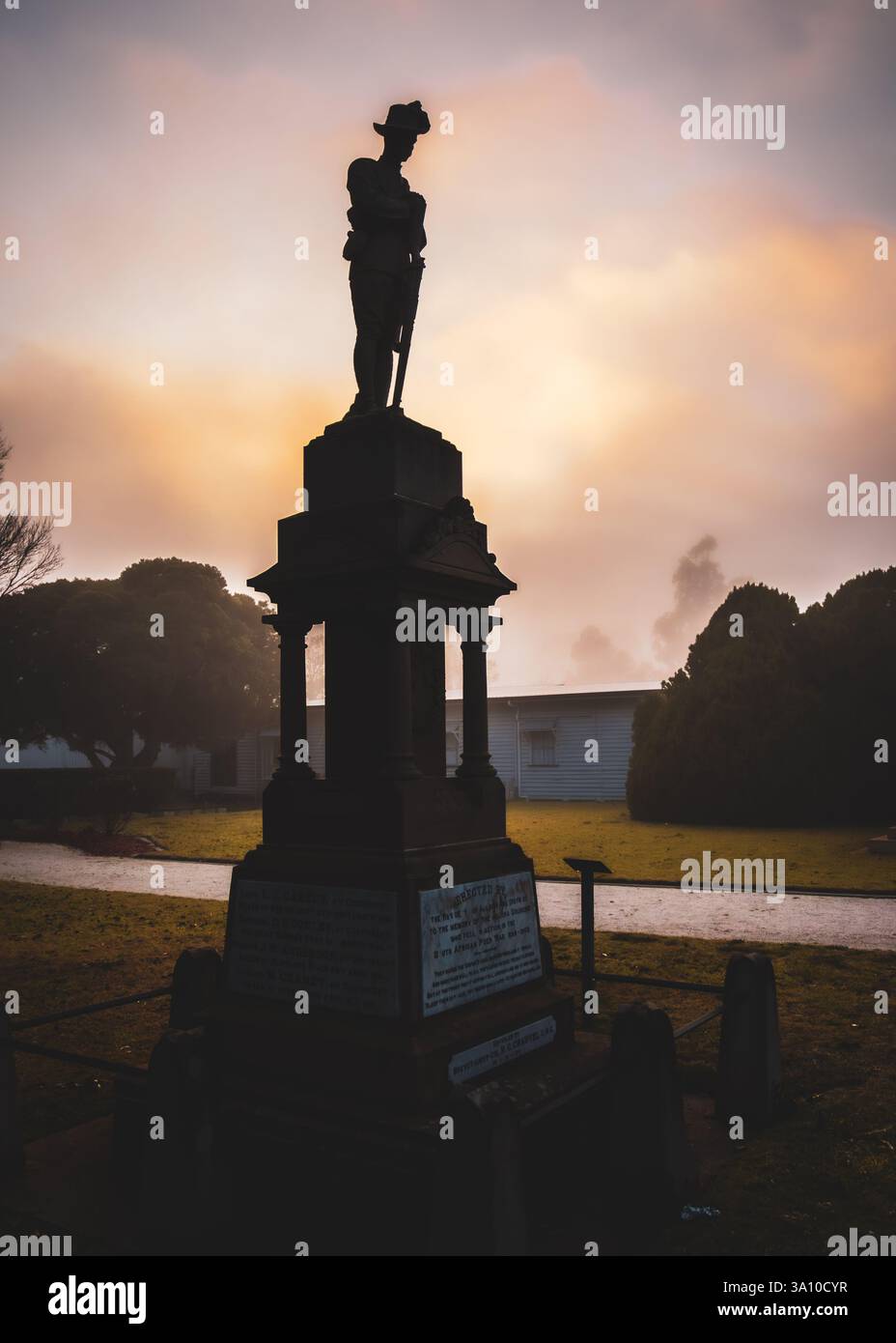 Allora Boer War Memorial, WW1, Statue of Soldier Stock Photo - Alamy