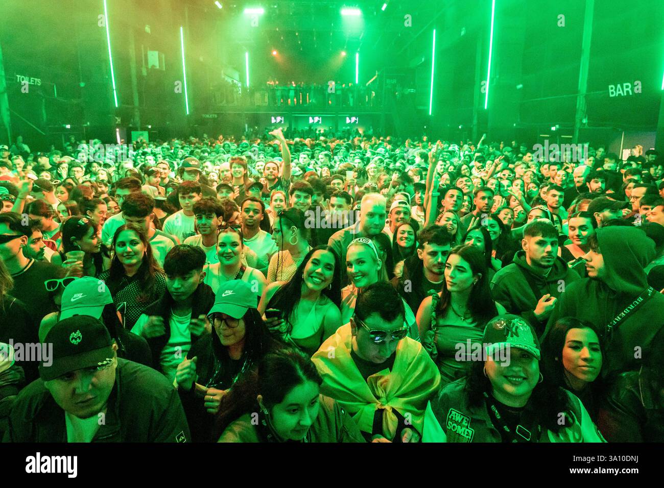Copenhagen, Denmark. 05th, March 2025. Concert goers seen at a live ...