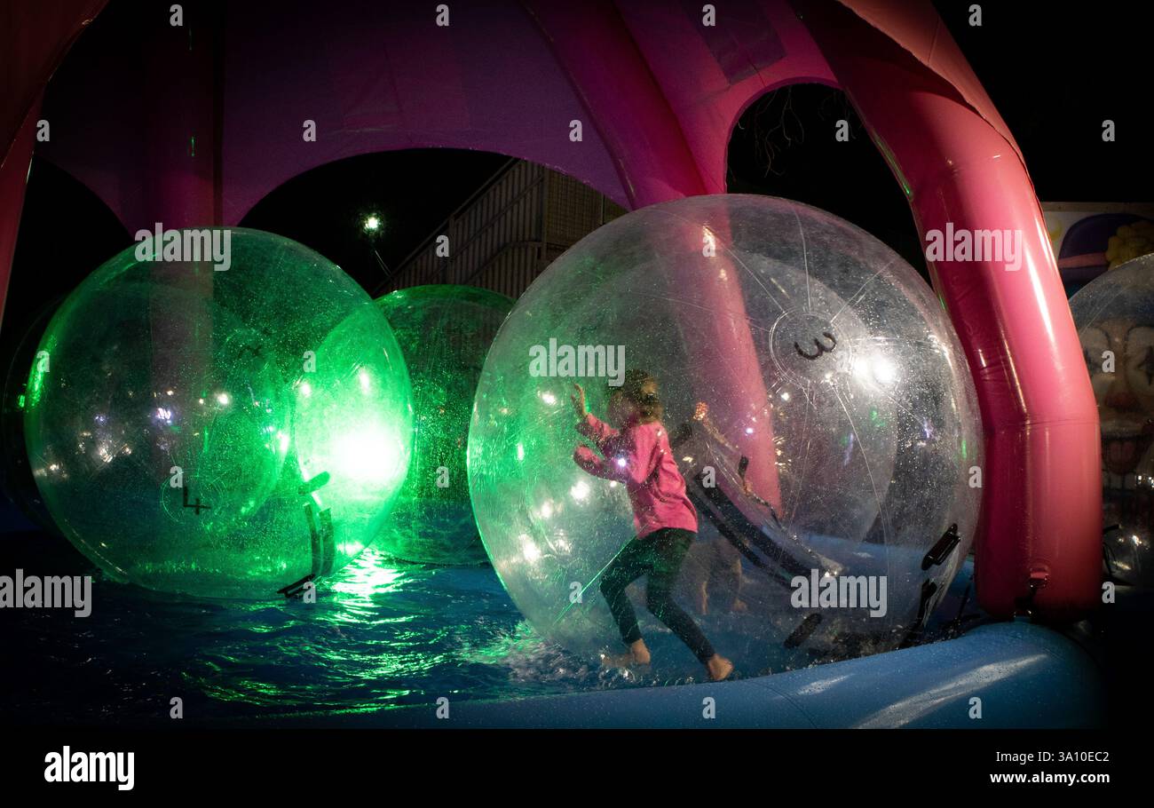Water Ball Ride, 2025 Allora Show Stock Photo - Alamy