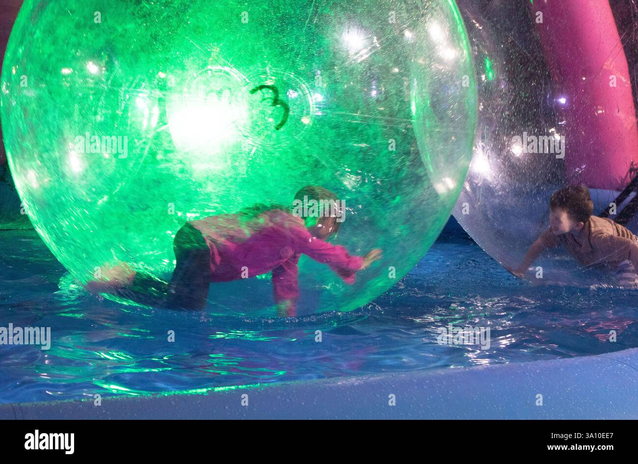 Water Ball Ride, 2025 Allora Show Stock Photo - Alamy