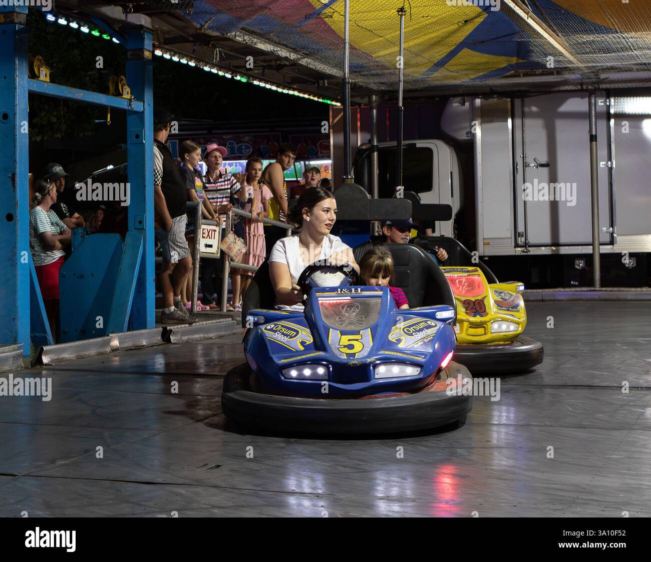 dodgem car ride at the 2025 Allora show Stock Photo - Alamy