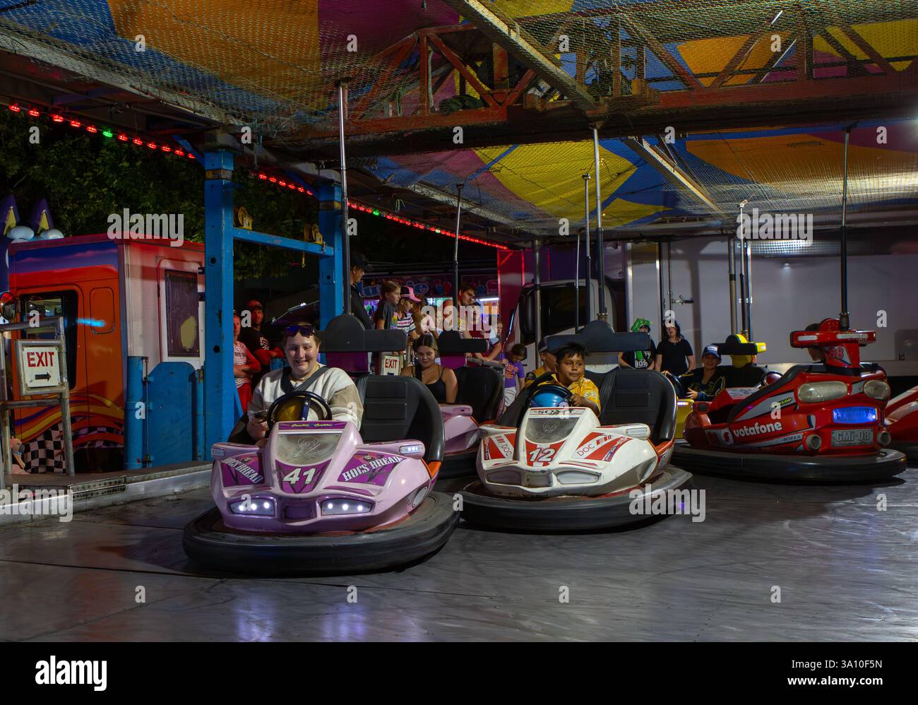 dodgem car ride at the 2025 Allora show Stock Photo - Alamy