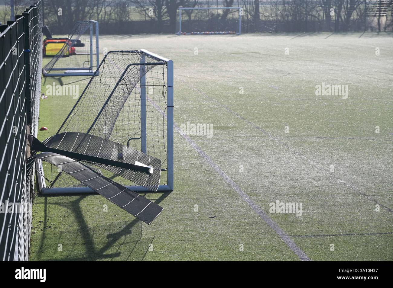 Shap Road, Kendal, Cumbria 6th March 2025: A man has left flowers for a ...